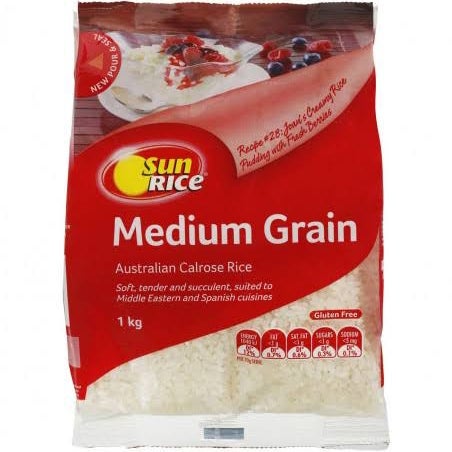 Sunrice White Med Grain | Good Eats Marketplace